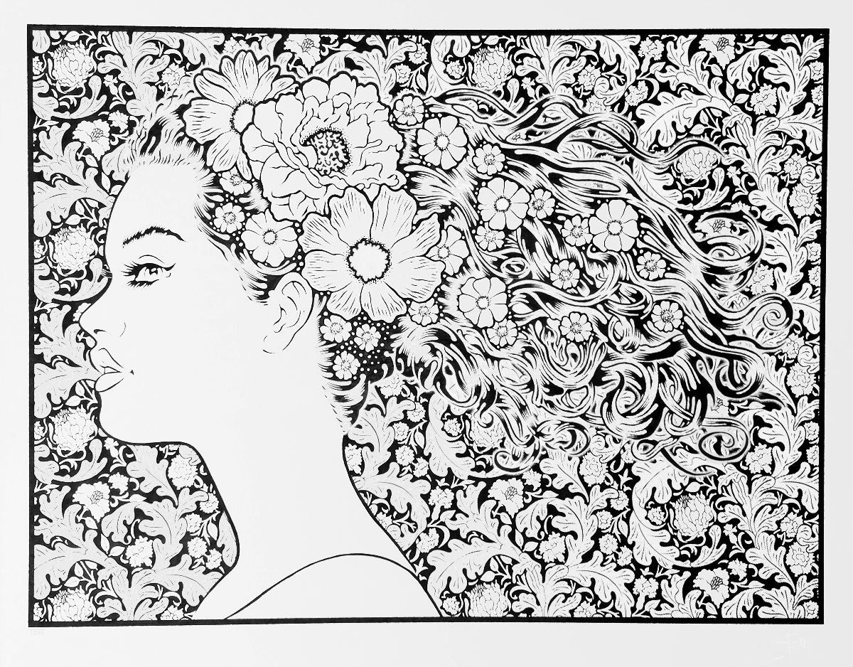 Chuck Sperry "Elysia (BW)" Test Print – Decadent Art Gallery
