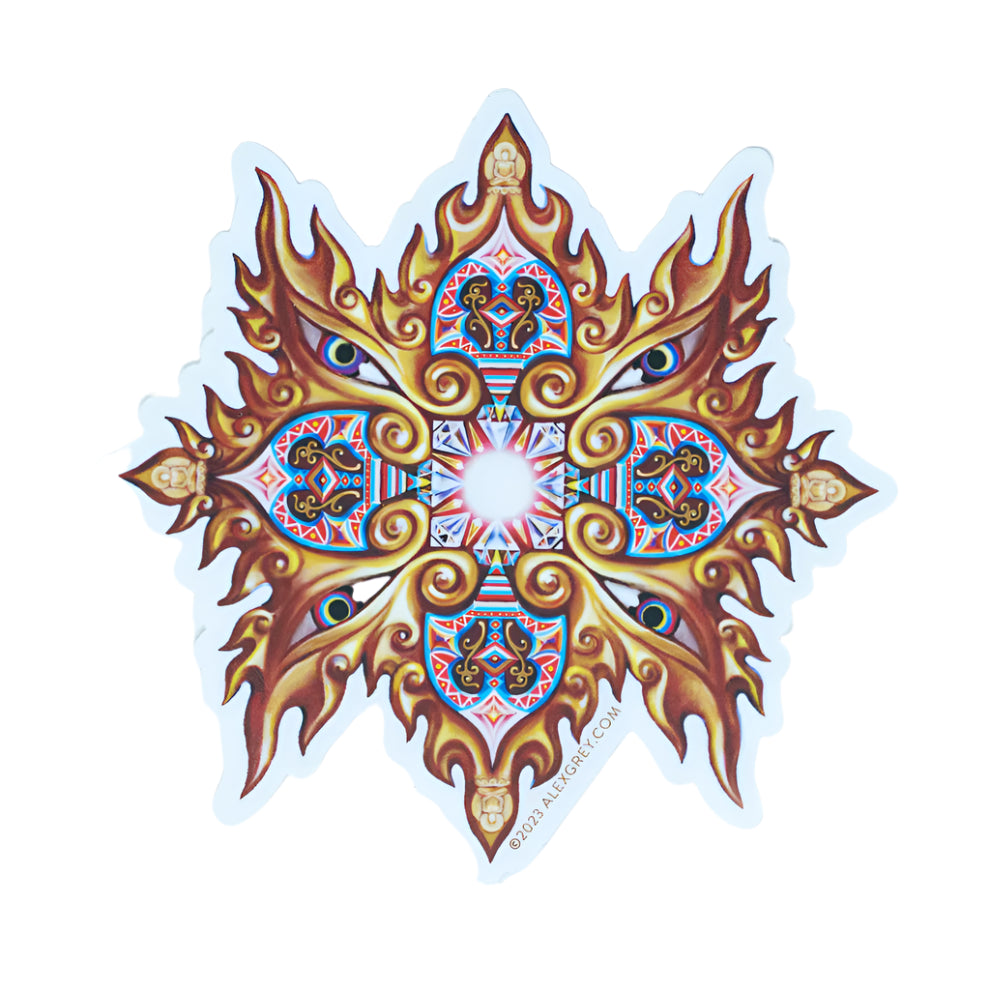 Alex Grey Buddha Embryo Sticker – Decadent Art Gallery