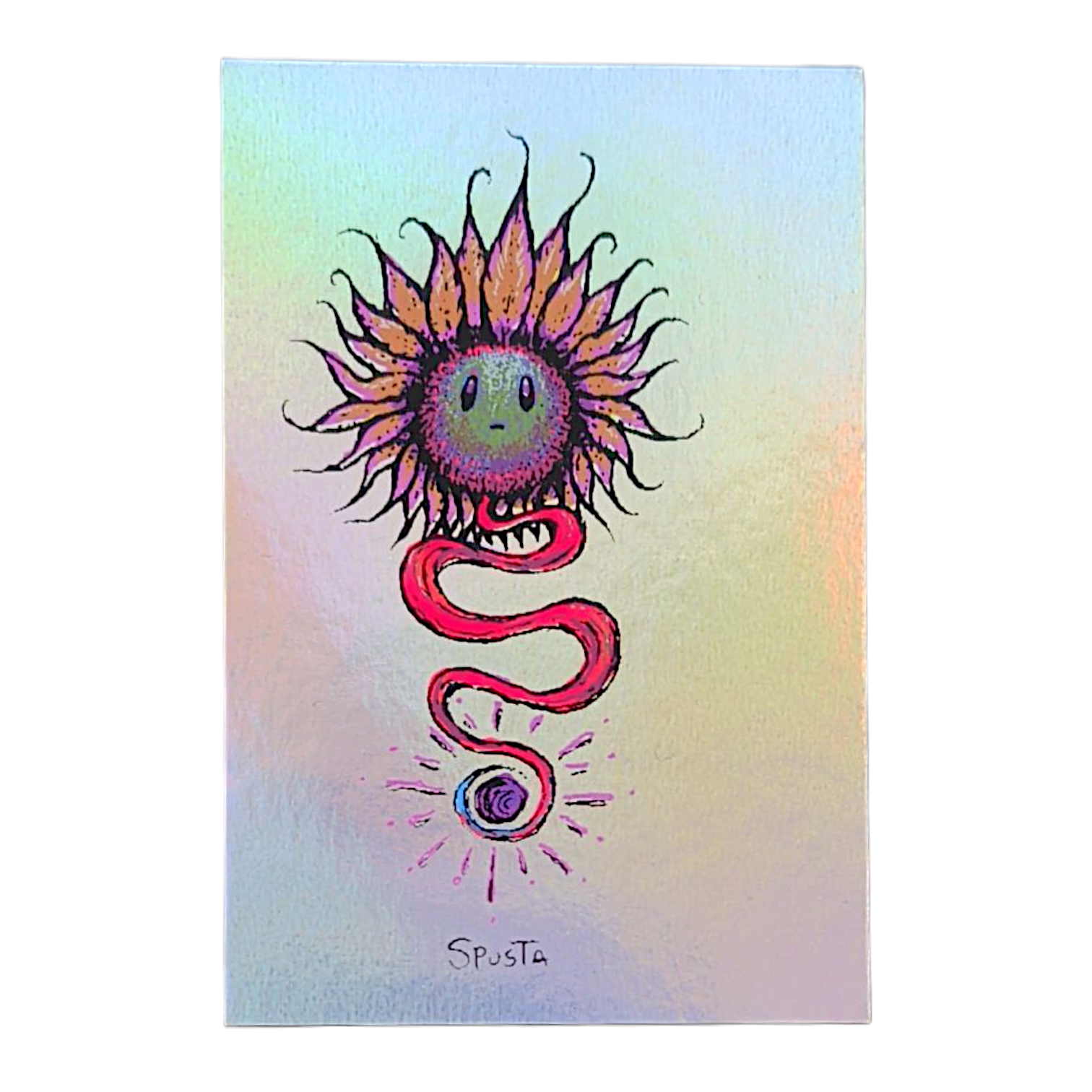 Marq Spusta The Sunflower (Foil) Micro Print – Decadent Art Gallery