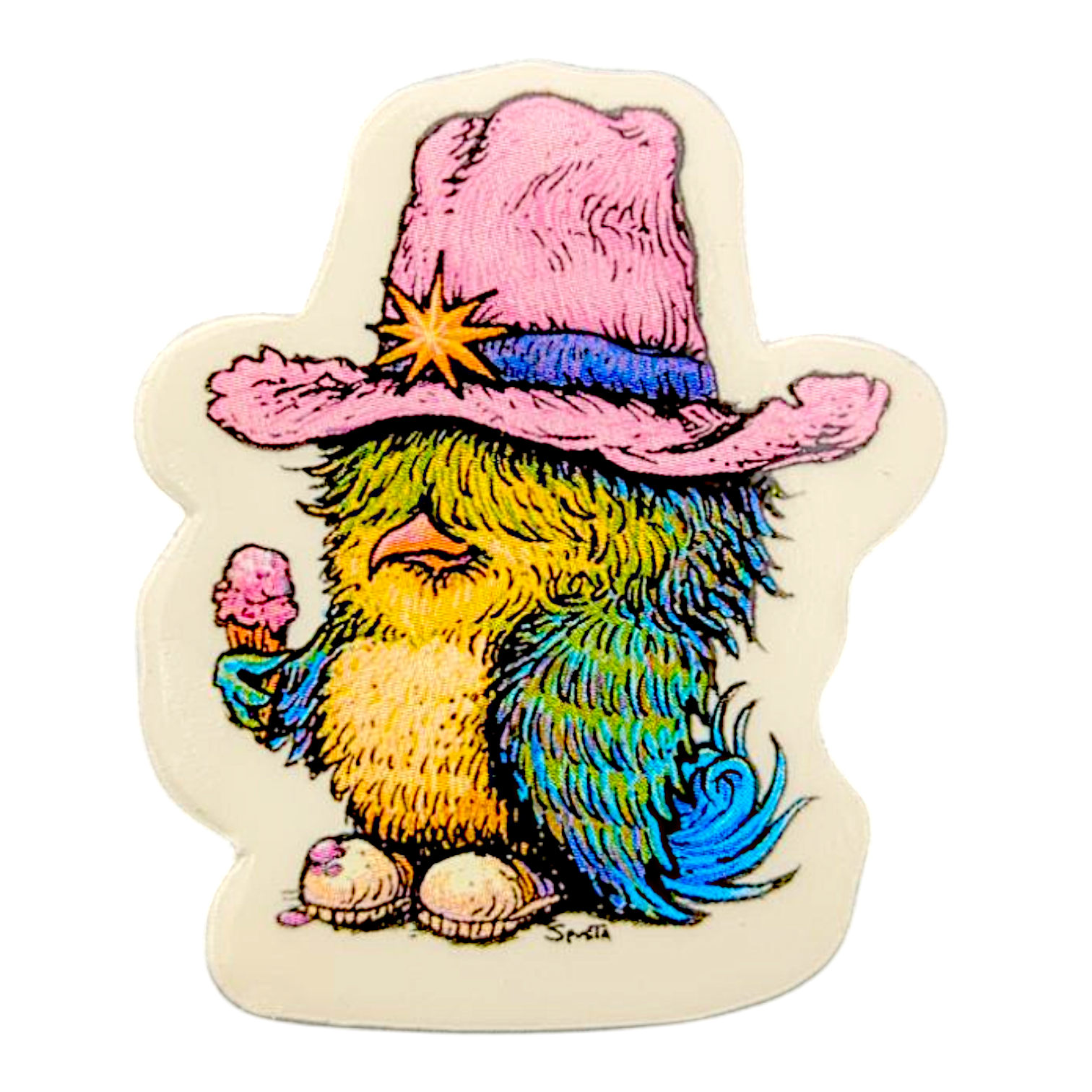 Marq Spusta Wyatt Chirp Sticker – Decadent Art Gallery