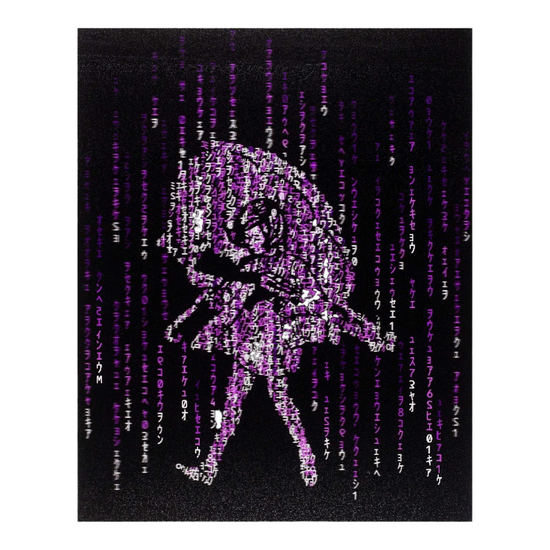 Slinger x Pyroscopic "Matrix Assault Girl (Purple)" Lenticular Print ...