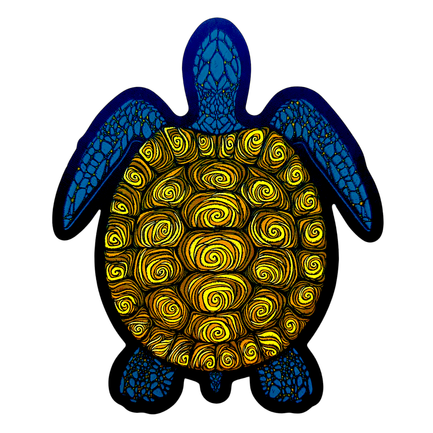 Todd Slater Turtle Sticker – Decadent Art Gallery