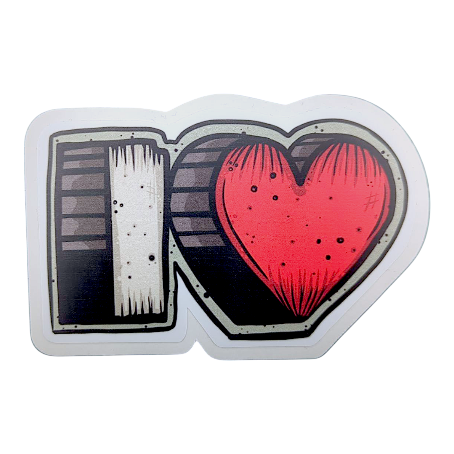 Vincent Gordon I Love Sticker – Decadent Art Gallery