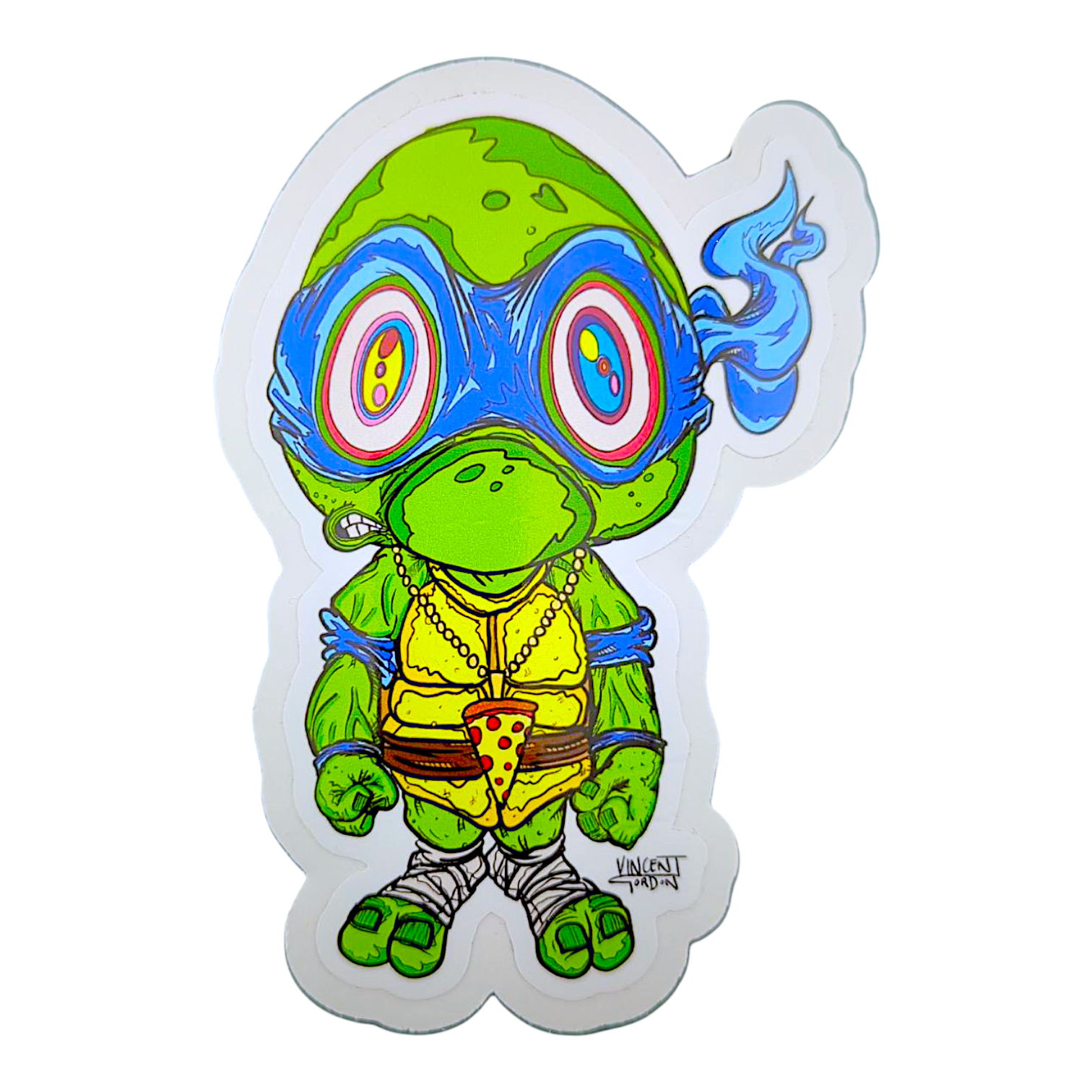 Vincent Gordon Leonardo TMNT Study (Large) Sticker – Decadent Art Gallery