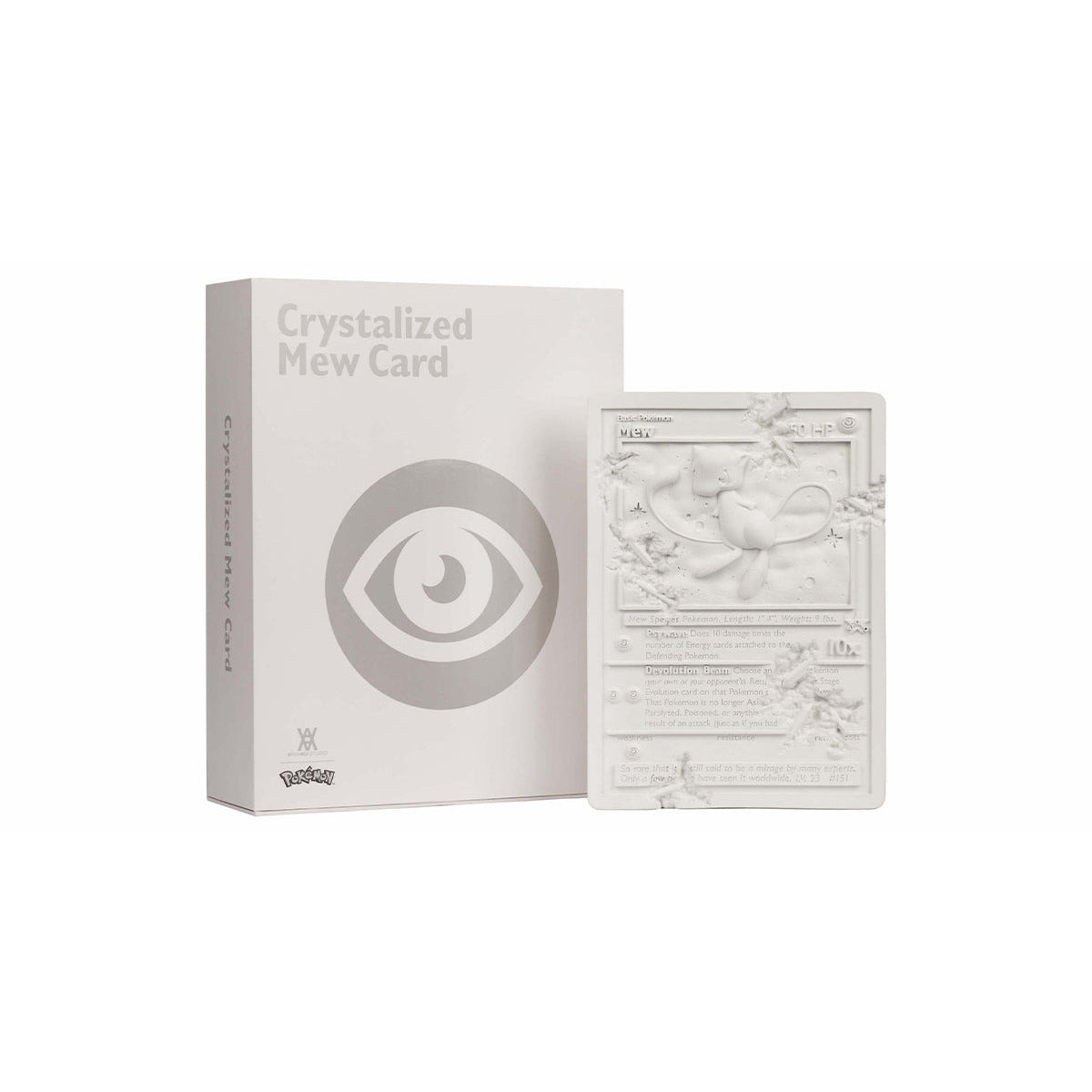Daniel Arsham x Pokemon "Crystalized Mew Card" Sculpture – Decadent Art ...